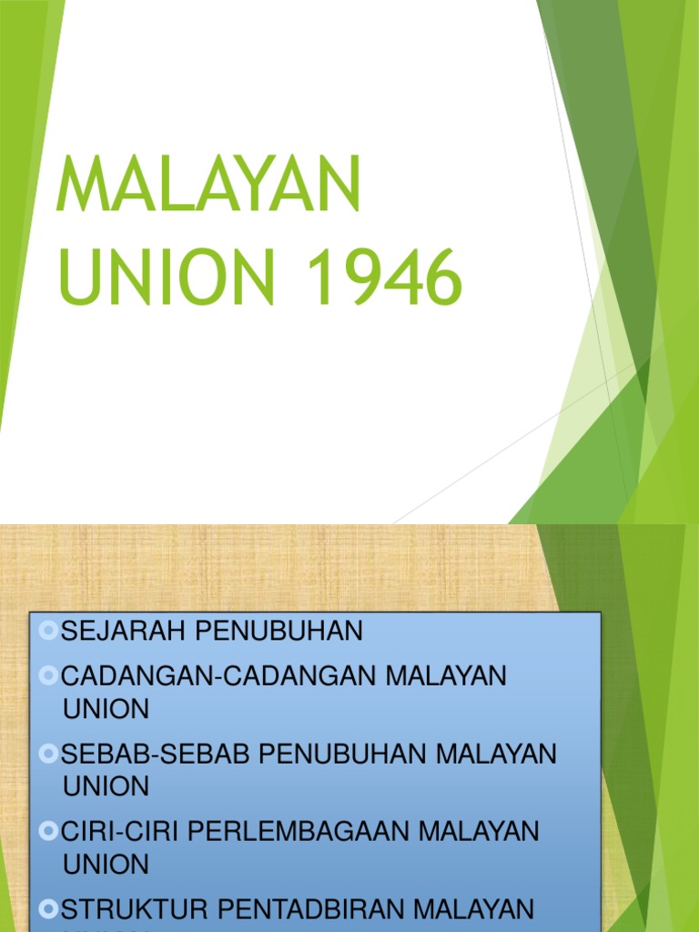 Malayan Union