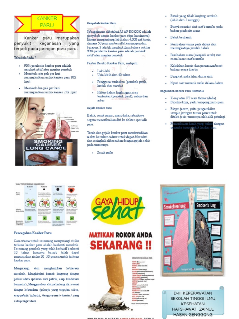 Penyebab dan Gejala Kanker Paru | PDF