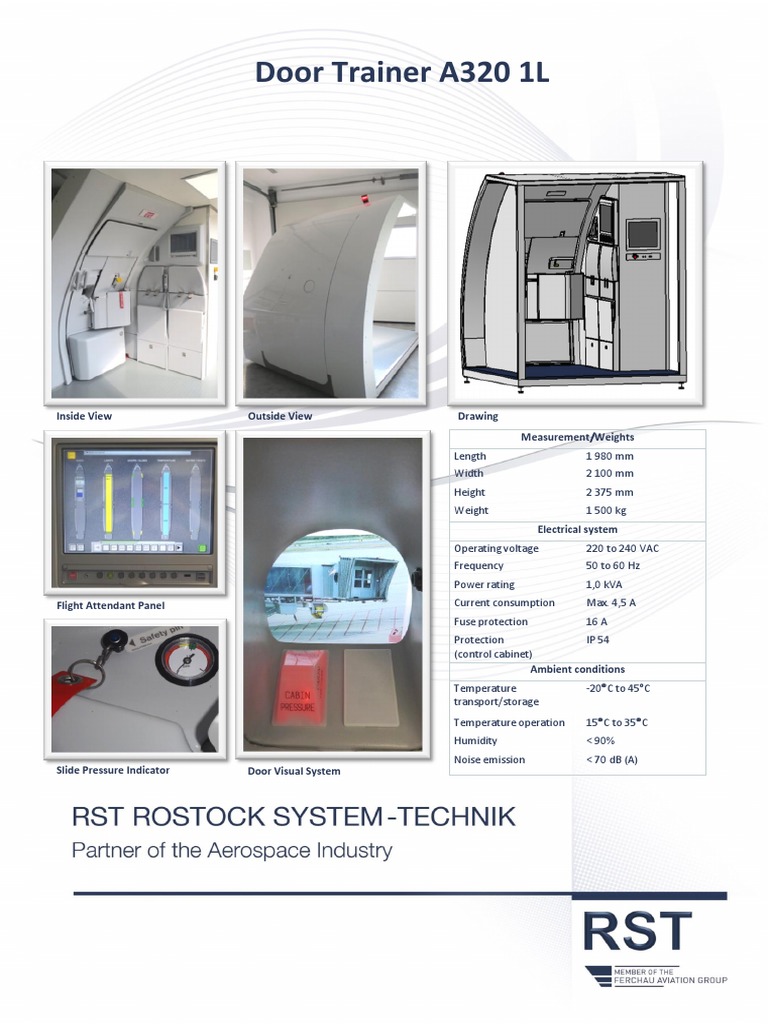 Door Trainer Brochure - A320 | PDF | Door | Manufactured Goods
