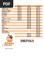 ZUS Coffee Menu Prices & Top Picks Guide | PDF