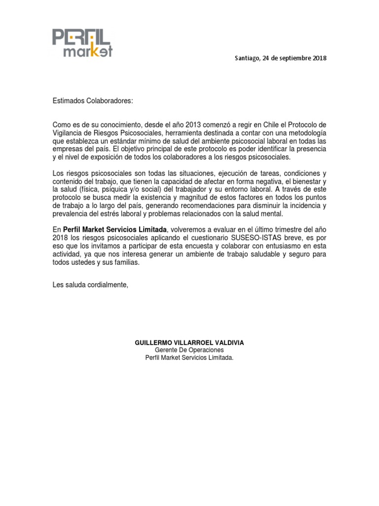 3 1 Carta de comunicación | PDF