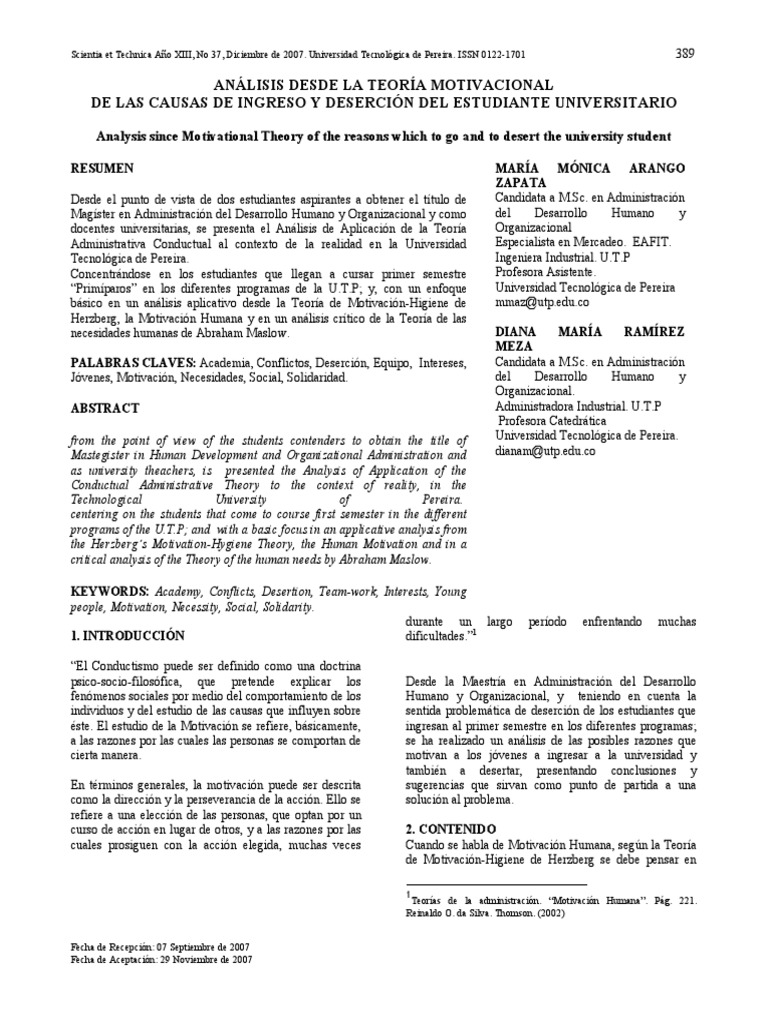 Teoría de Mashlo | PDF | Motivación | Motivacional