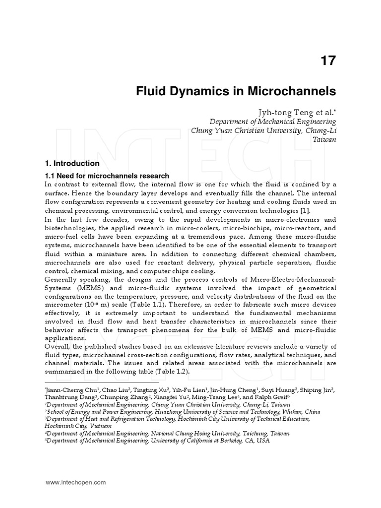 Micro Fluids | PDF | Reynolds Number | Fluid Dynamics