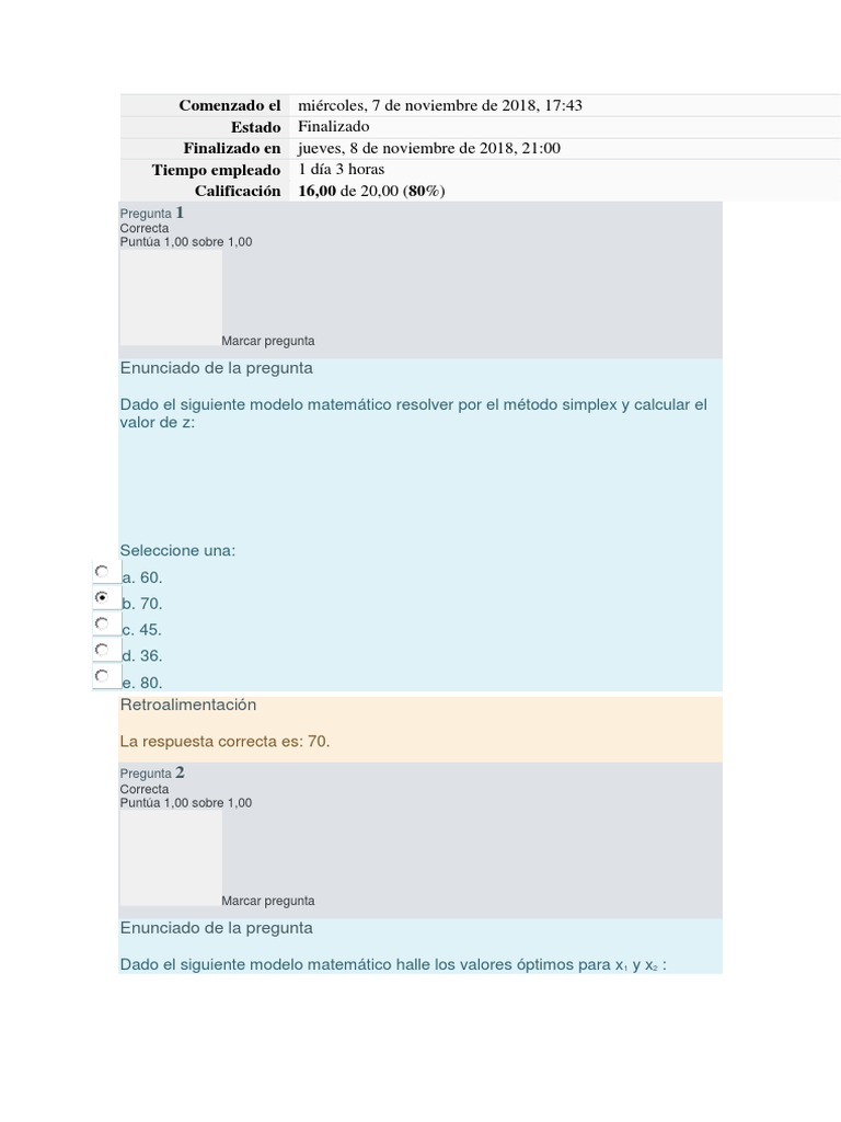 Investigacion Operativa Practica I | PDF | Programación lineal | Algoritmos