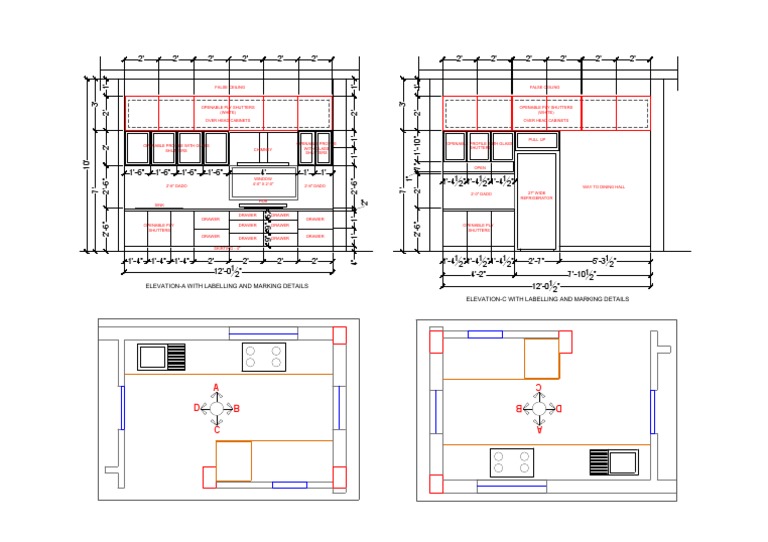 Kitchen Cabinet Details PDF | PDF | Room | Houses
