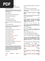 Direct Examination Questions Sample | PDF | Witness | Common Law