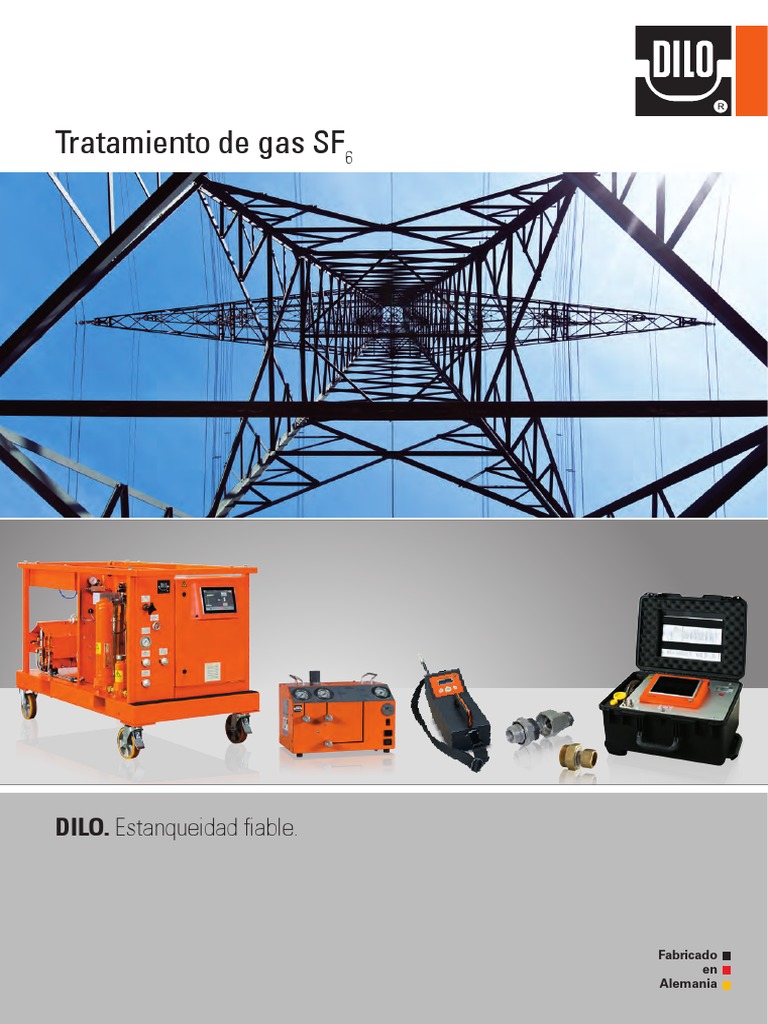 DILO SF6 Brochure ES 10 | PDF | Gases | Concentración
