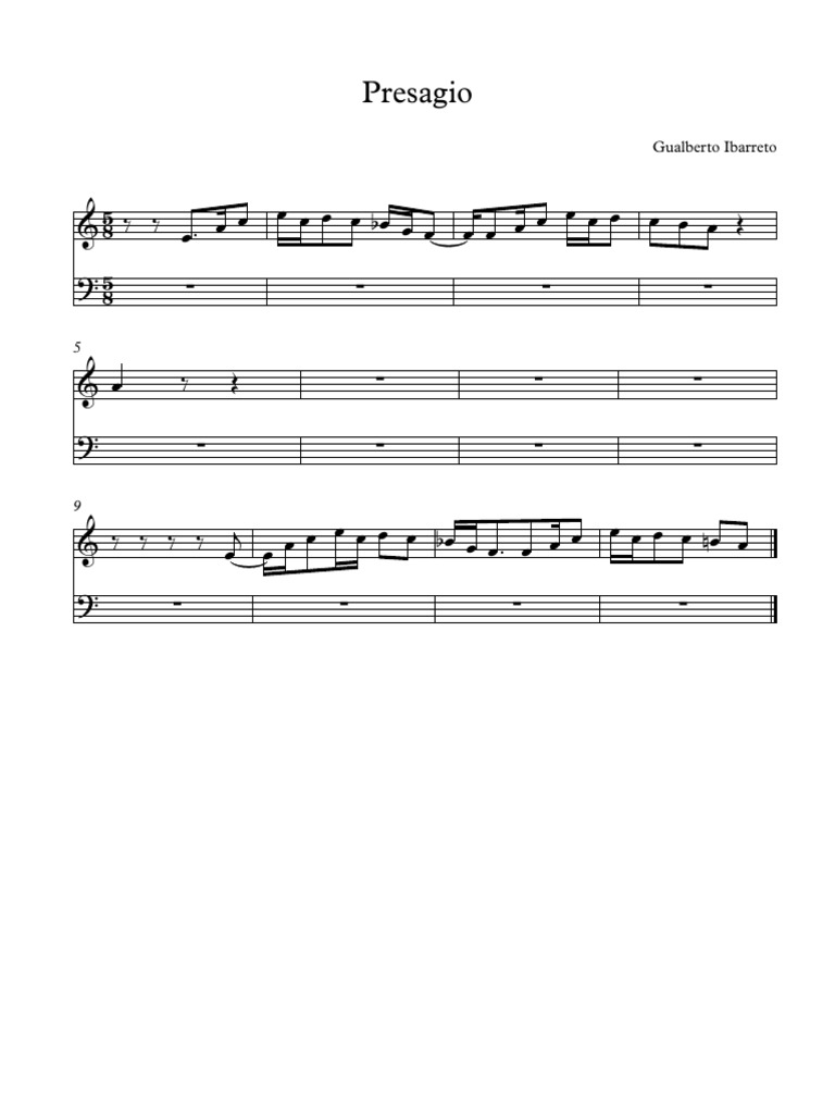 Presagio - Intro en Construcción | PDF