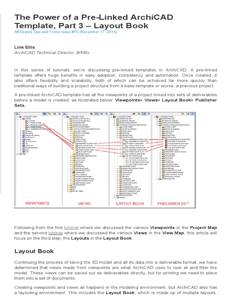 ArchiCAD Layout Book Guide | PDF | Page Layout | 3 D Modeling