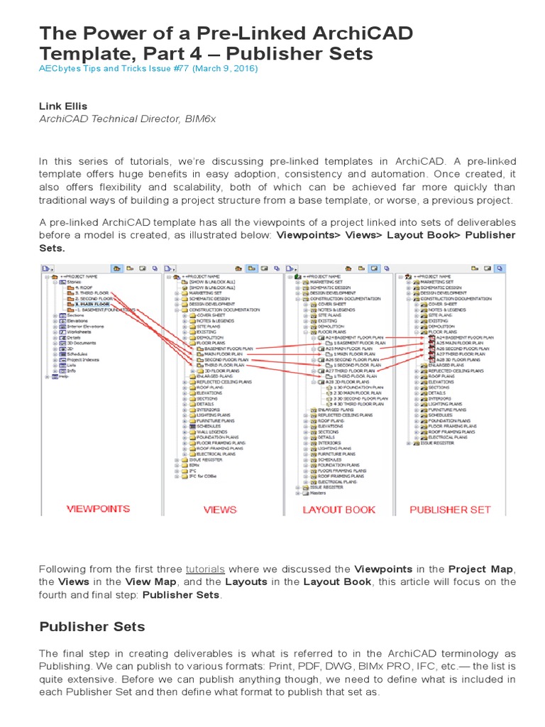 The Power of A Pre-Linked ArchiCAD Template, Part 4 | PDF | Computer File | Microsoft Excel