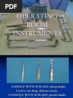 Operating Room INSTRUMENTS | PDF | Medical Specialties | Surgery