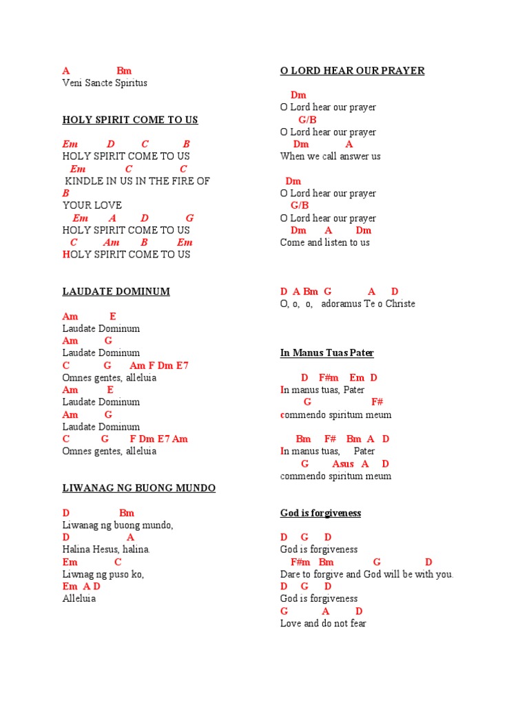 O Lord Hear Our Prayer | PDF | God | Conceptions Of God