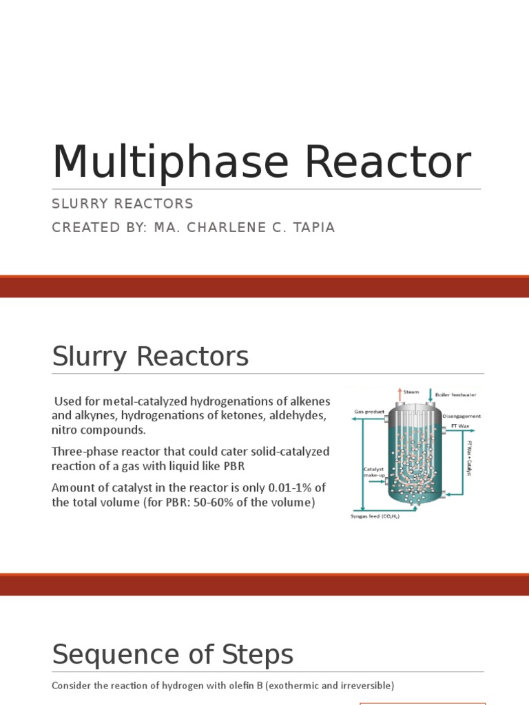 Multiphase Reactor | Download Free PDF | Catalysis | Chemical Reactor
