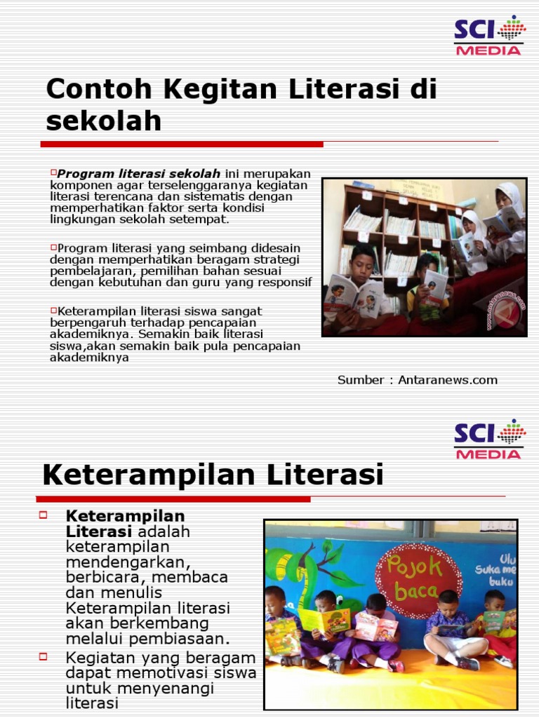 Contoh Kegiatan Literasi | PDF