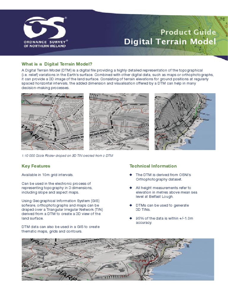Productguide Digital Terrain Model | Download Free PDF | Topography ...