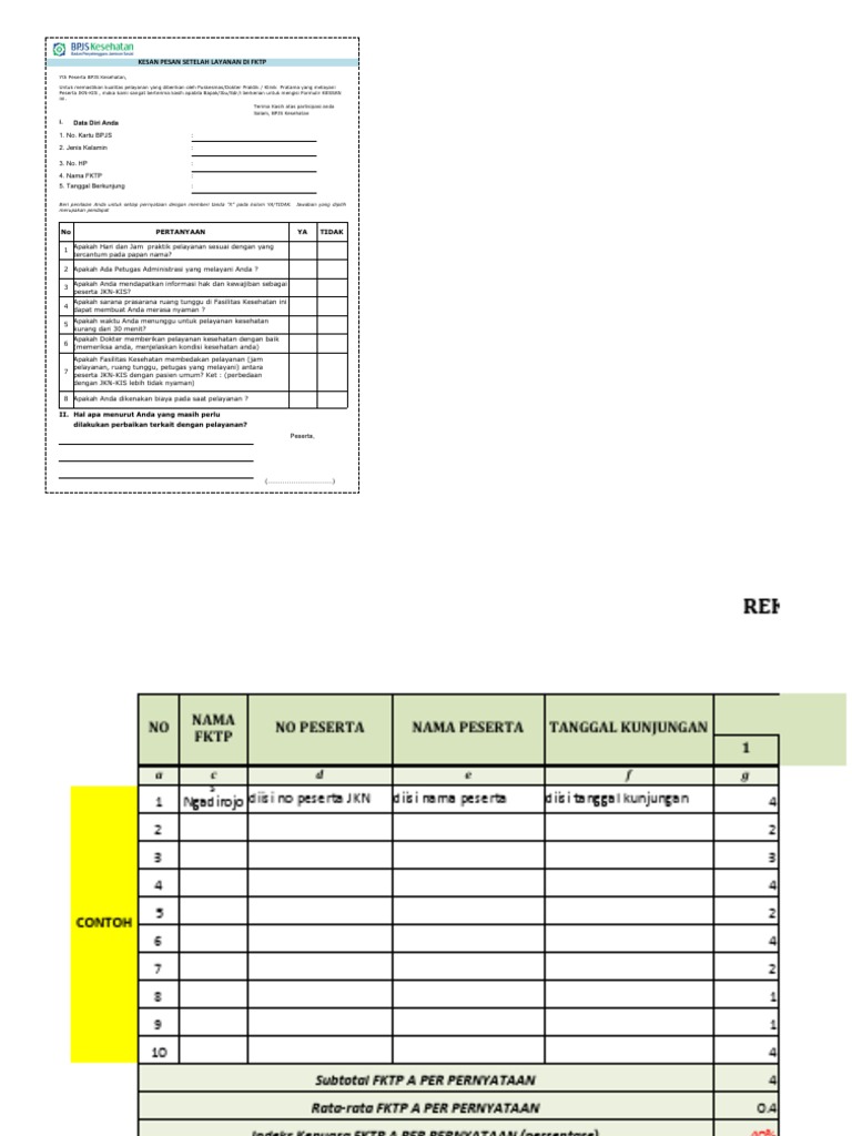 Form Kessan Bpjs | PDF