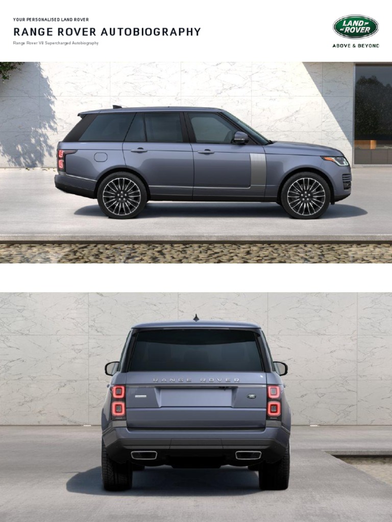 Range Rover SVAutobiography | PDF | Trunk (Car) | Fuel Economy In ...