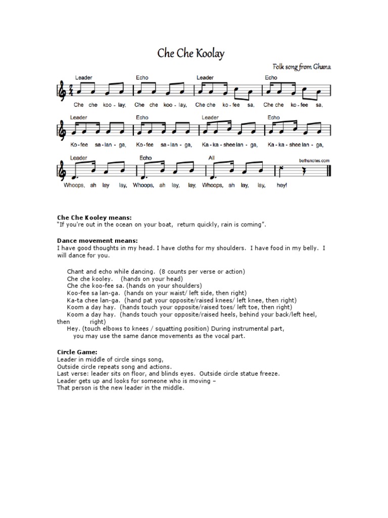 Che Che Kooley | PDF