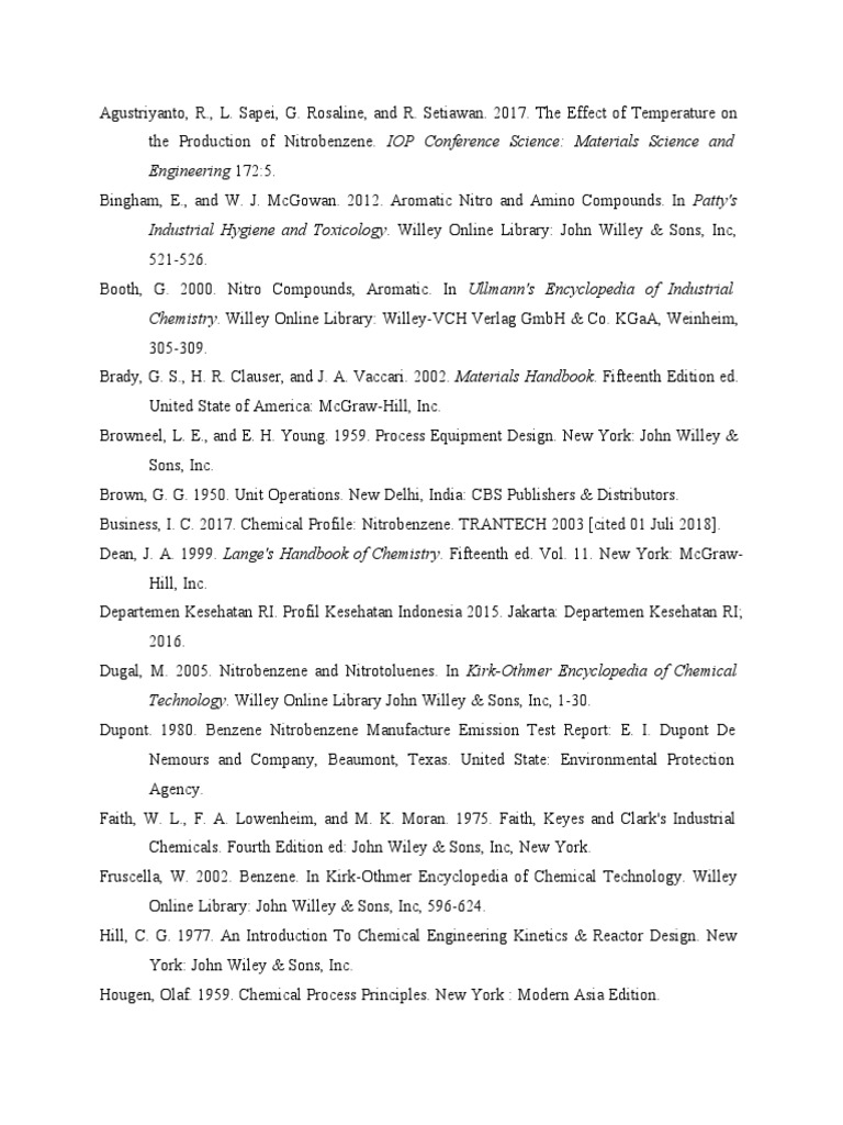 Daftar Pustaka Pdf Chemical Engineering Chemistry