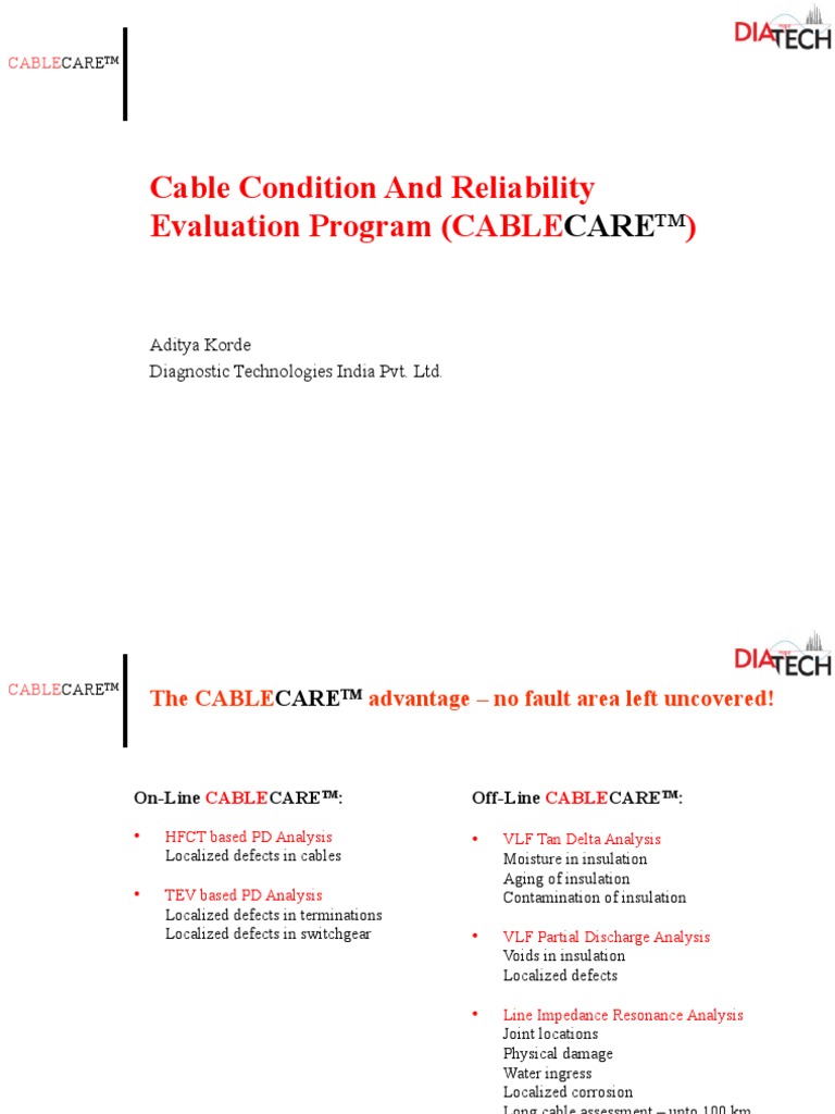 Cable Condition and Reliability Evaluation Program (CABLE) | Download ...