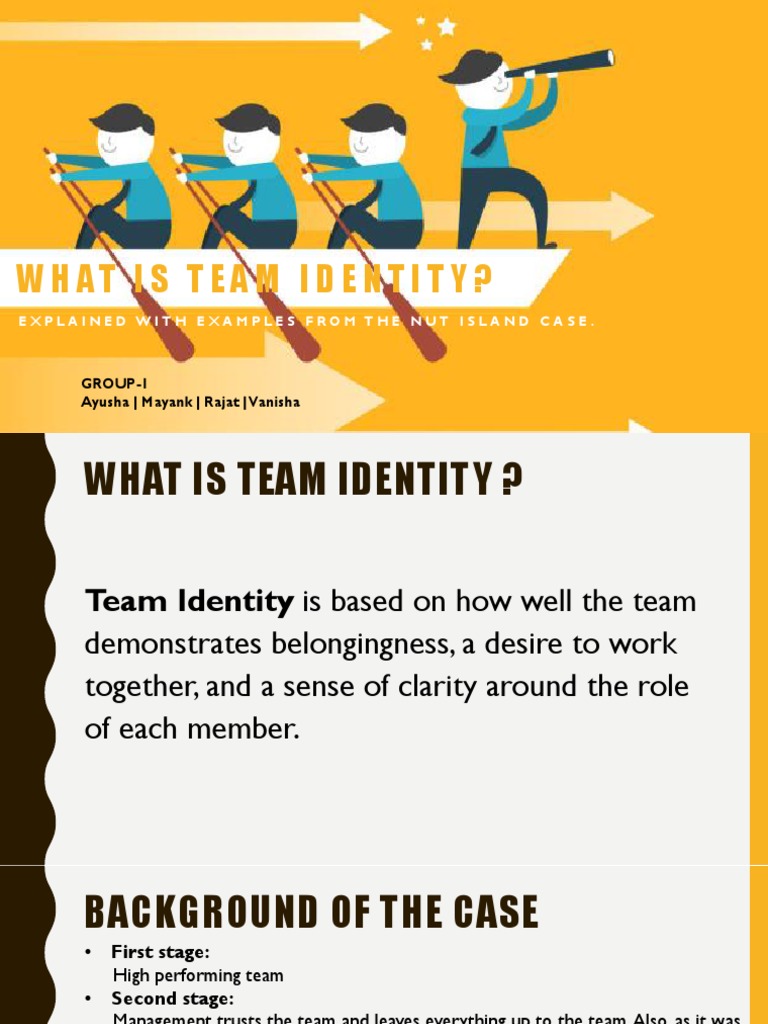 Team Identity Explained with Nut Island Case | PDF | Career & Growth