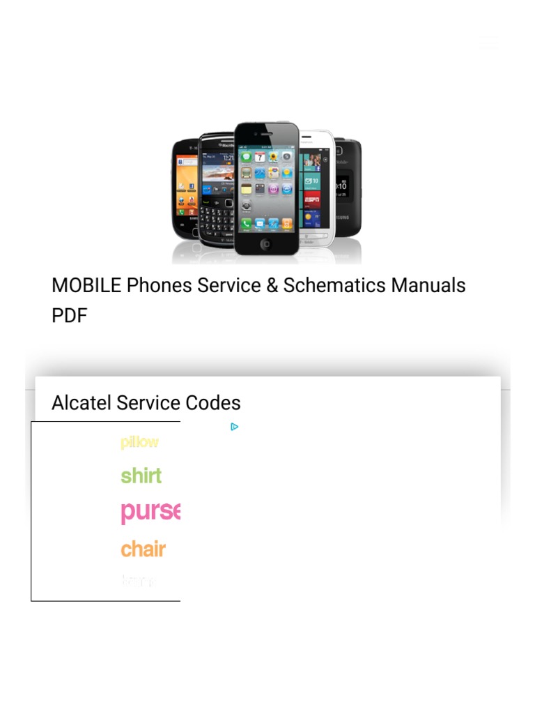 Alcatel Codes - Schematics & Service Manuals PDF | PDF | Subscriber ...