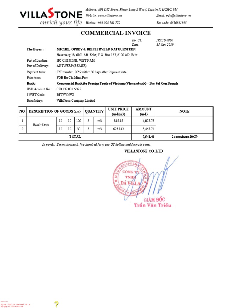 Invoice Mob07 | PDF | Ho Chi Minh City | Economies
