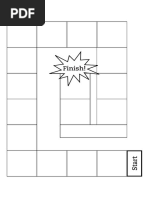 Action Verbs Board Game | PDF