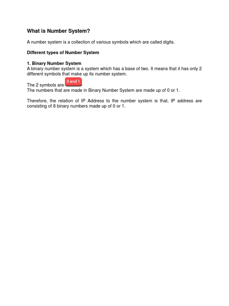 What Is Number System | PDF | Computer Architecture | Computing