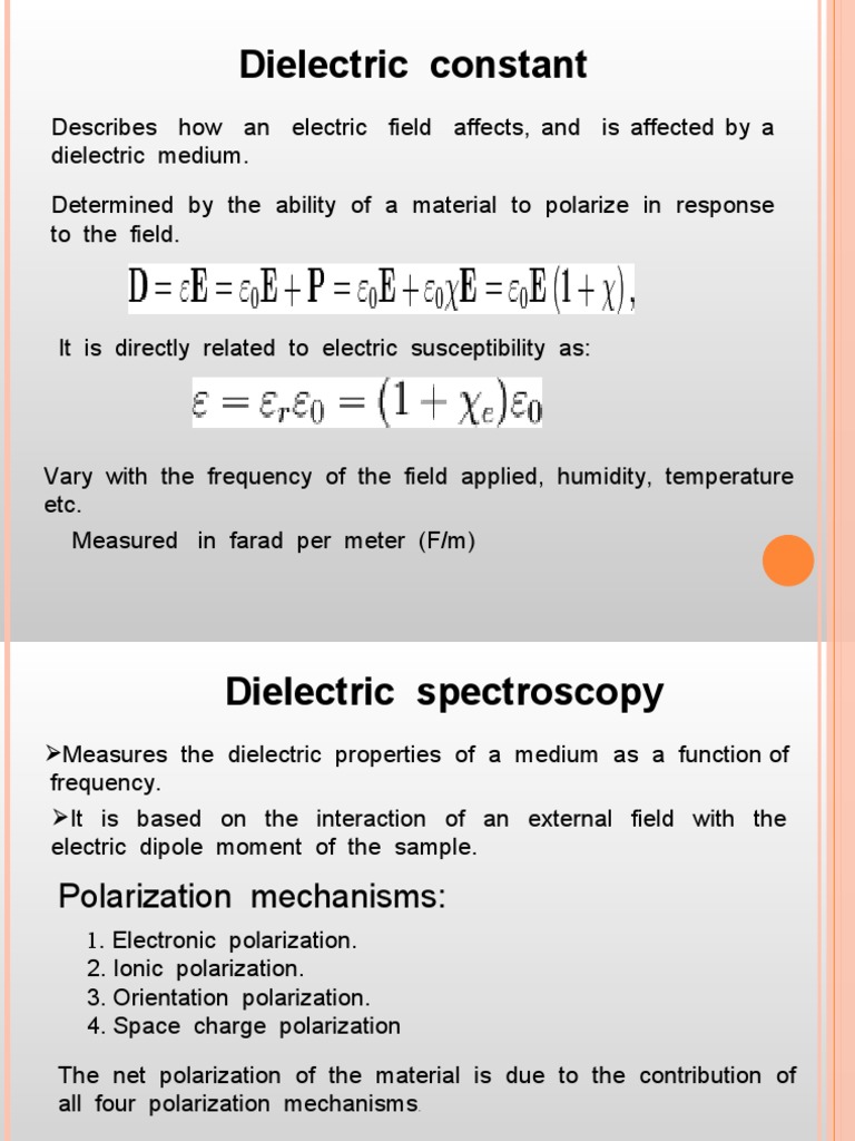 Dielectric Constant