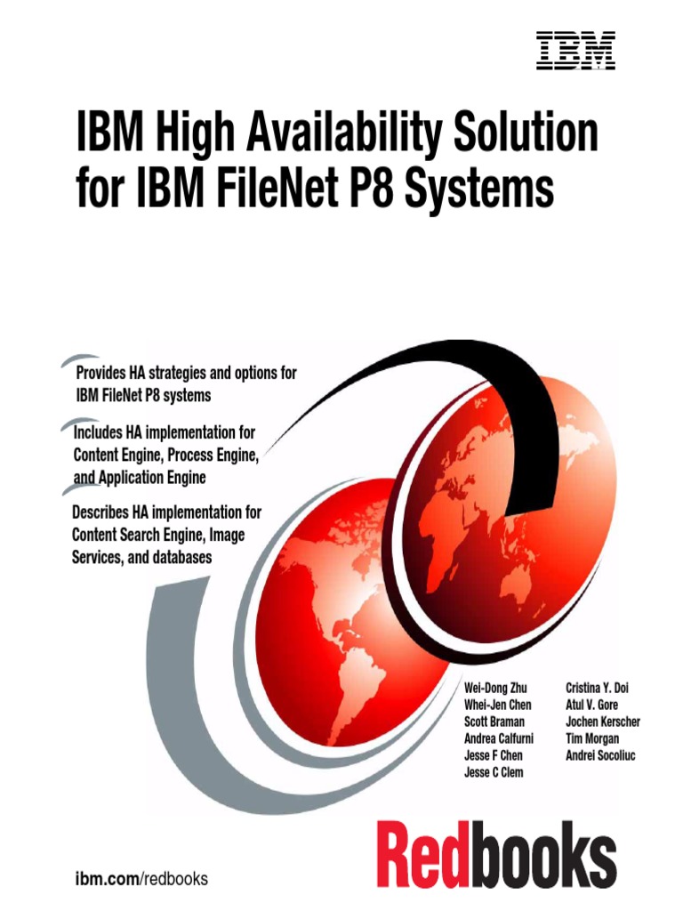 IBM High Availability Solution For IBM FileNet P8 Systems PDF | PDF ...