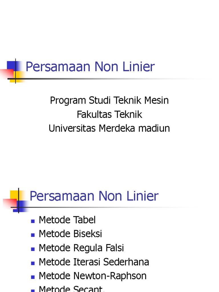 Bab 2-Akar Persamaan | PDF