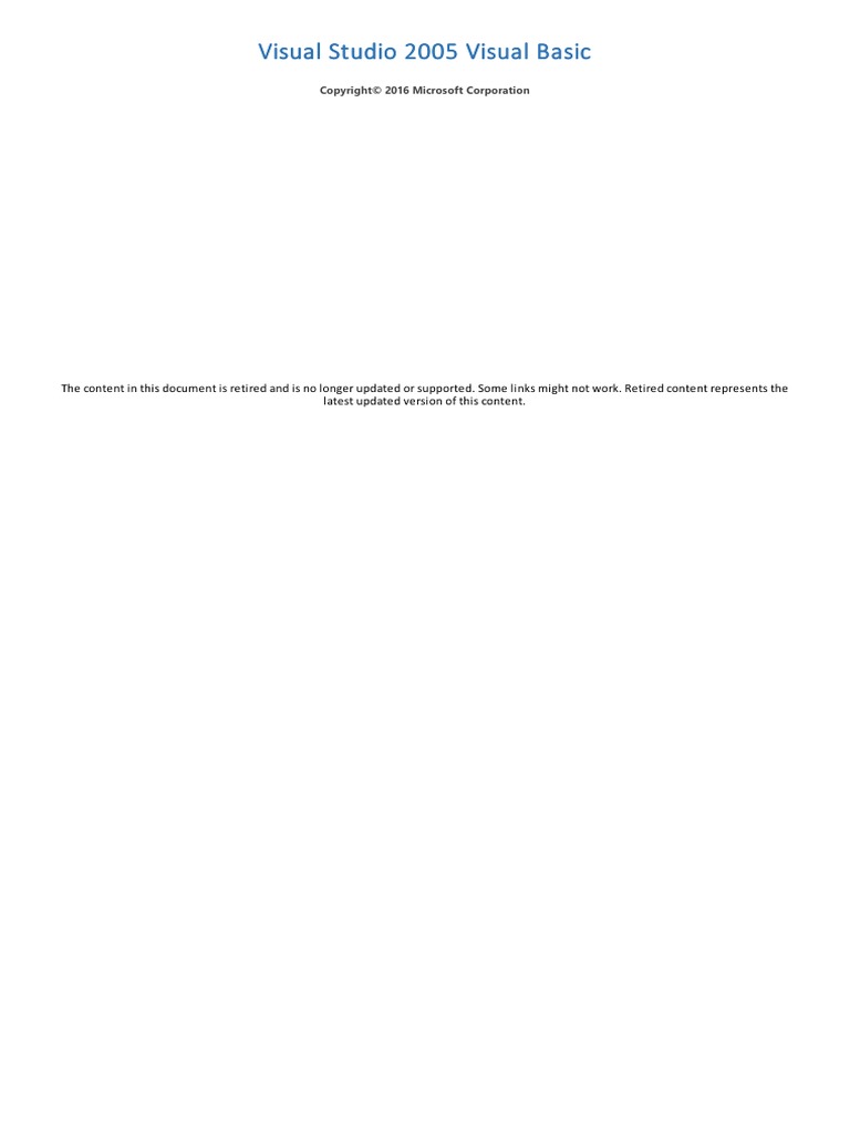 Vs2005 Vb En Us Pdf Pdf Subroutine Parameter Computer Programming 