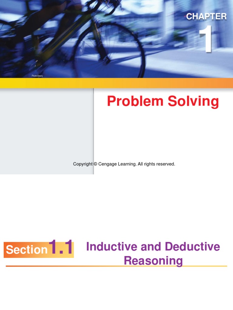 Problem Solving | Download Free PDF | Deductive Reasoning | Inductive Reasoning