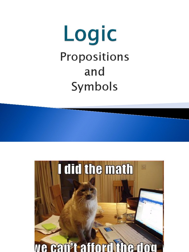 Presentation On Logic1 | PDF | If And Only If | Proposition