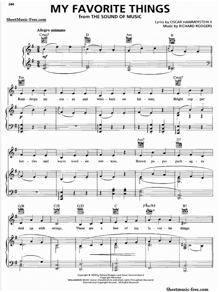 My Favourite Things PDF | PDF