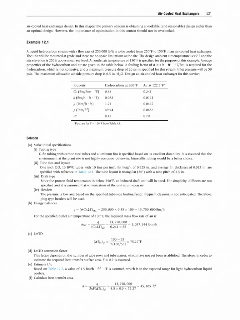 Simulacion Aero Enfriador PDF | Download Free PDF | Heat Exchanger ...