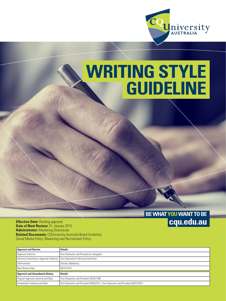 Writing Style Guideline | PDF | Bracket | Acronym