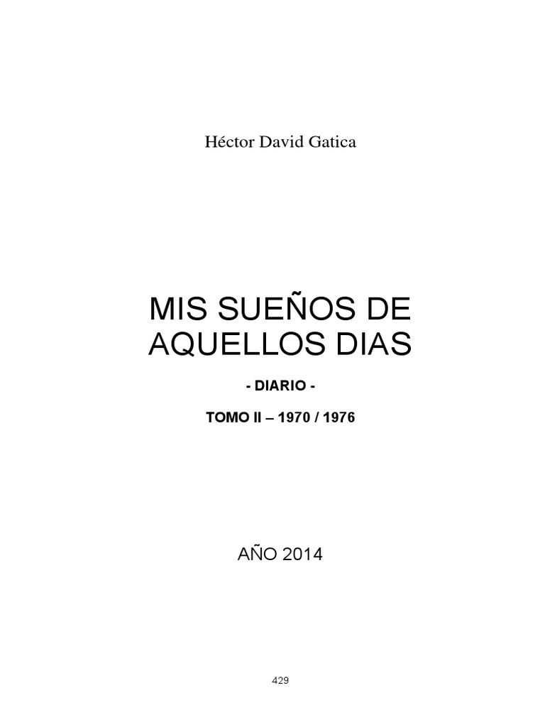 Mis Sueños de Aquellos Días, Tomo II - Héctor David Gatica. | PDF | Caballos