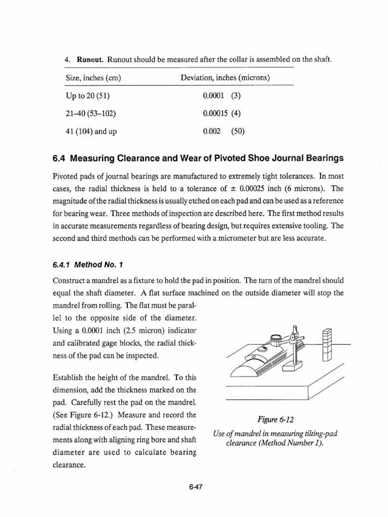 Clearance Measurement For Tilting Pad Bearings PDF | PDF | Thermocouple ...