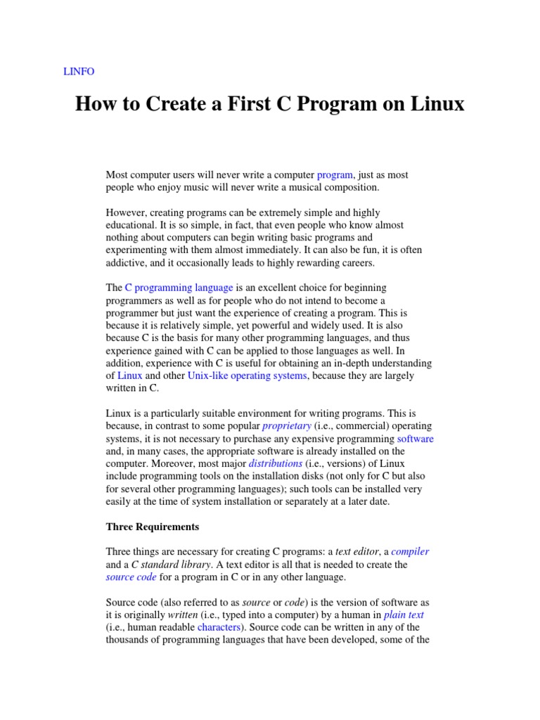 Ghid Primul Program in C | PDF | C (Programming Language) | Subroutine