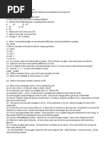 Review Material For Ncae | PDF | Teaching Mathematics