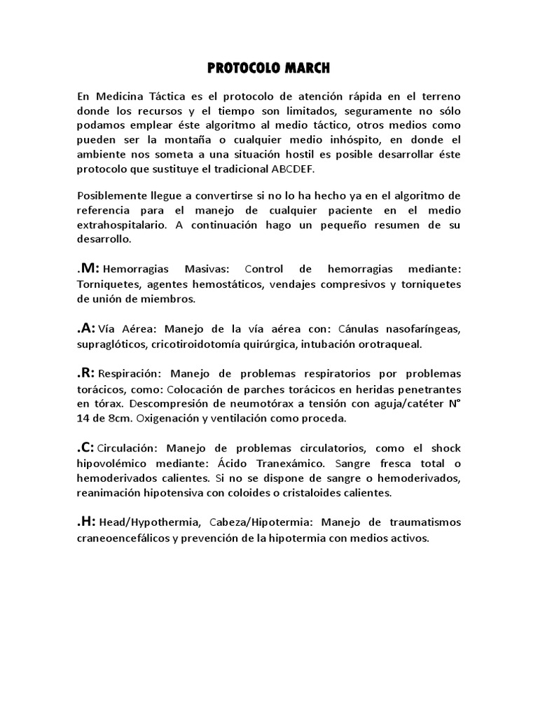 Protocolo March | Reanimación cardiopulmonar | Epidemiología