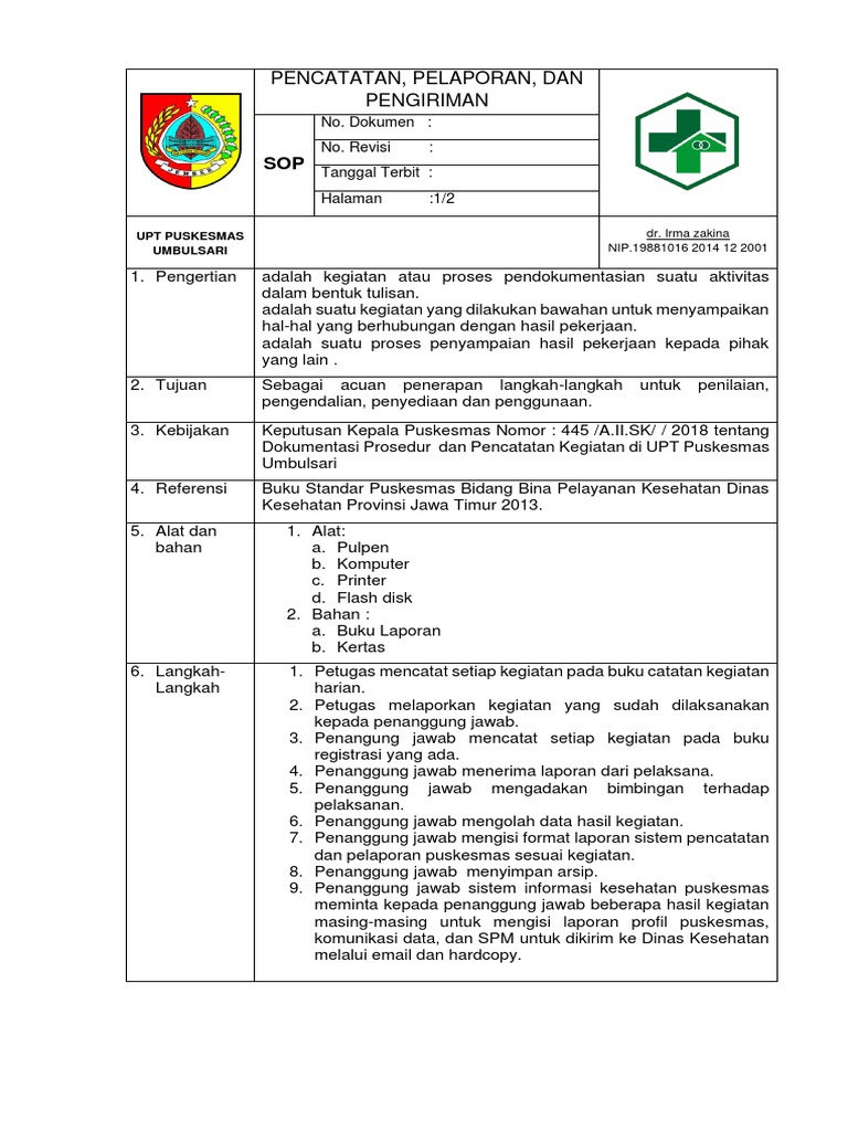 Sop Inspeksi Sanitasi Sarana Air Bersih (Sab) | PDF