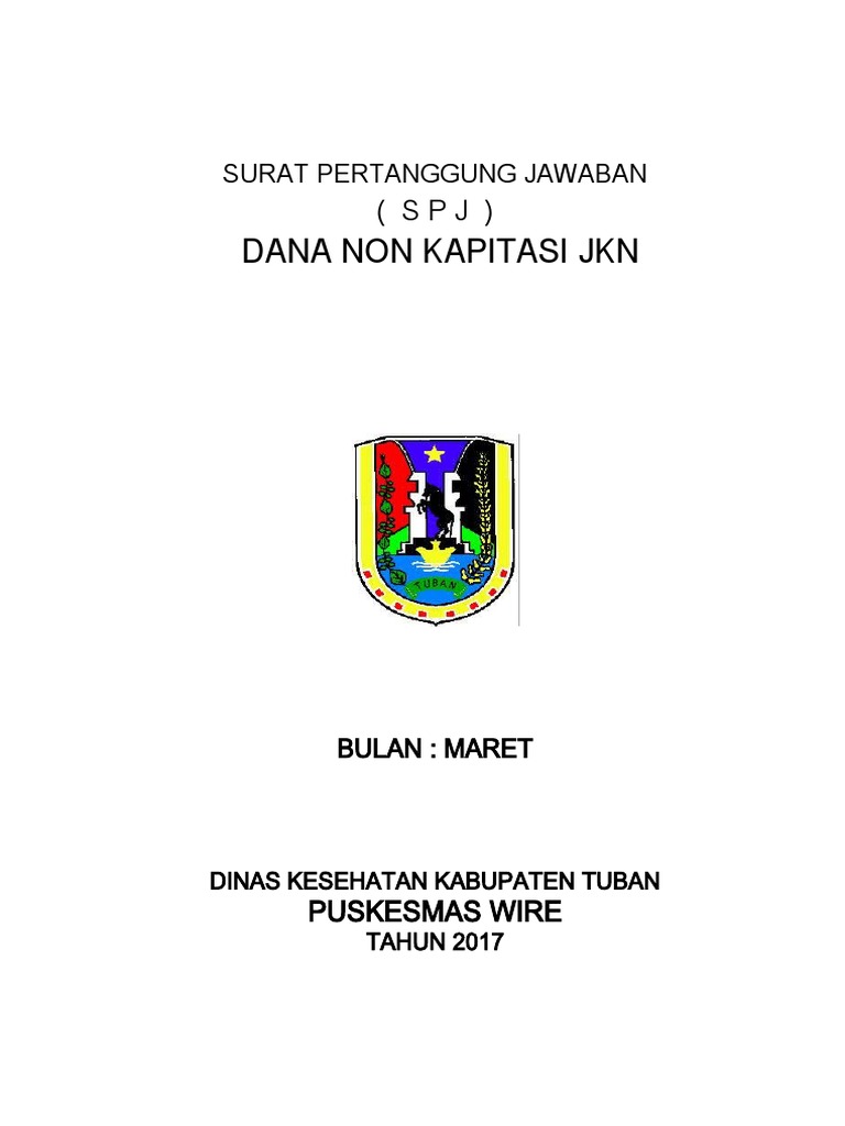 Contoh Cover SPJ | PDF