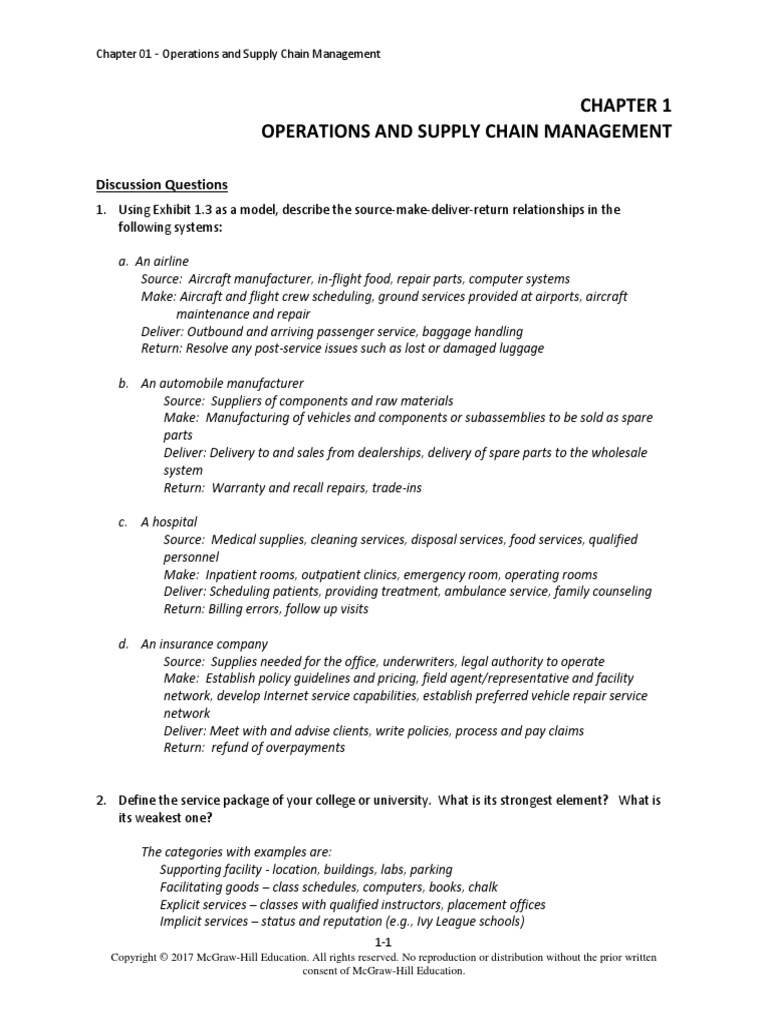 Operations and Supply Chain Management 15TH Edition | PDF | Inventory ...