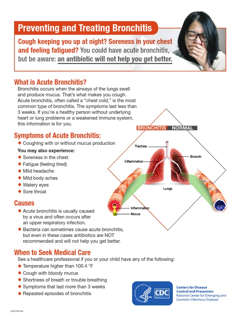 Bronchitis PDF | PDF | Bronchitis | Cough