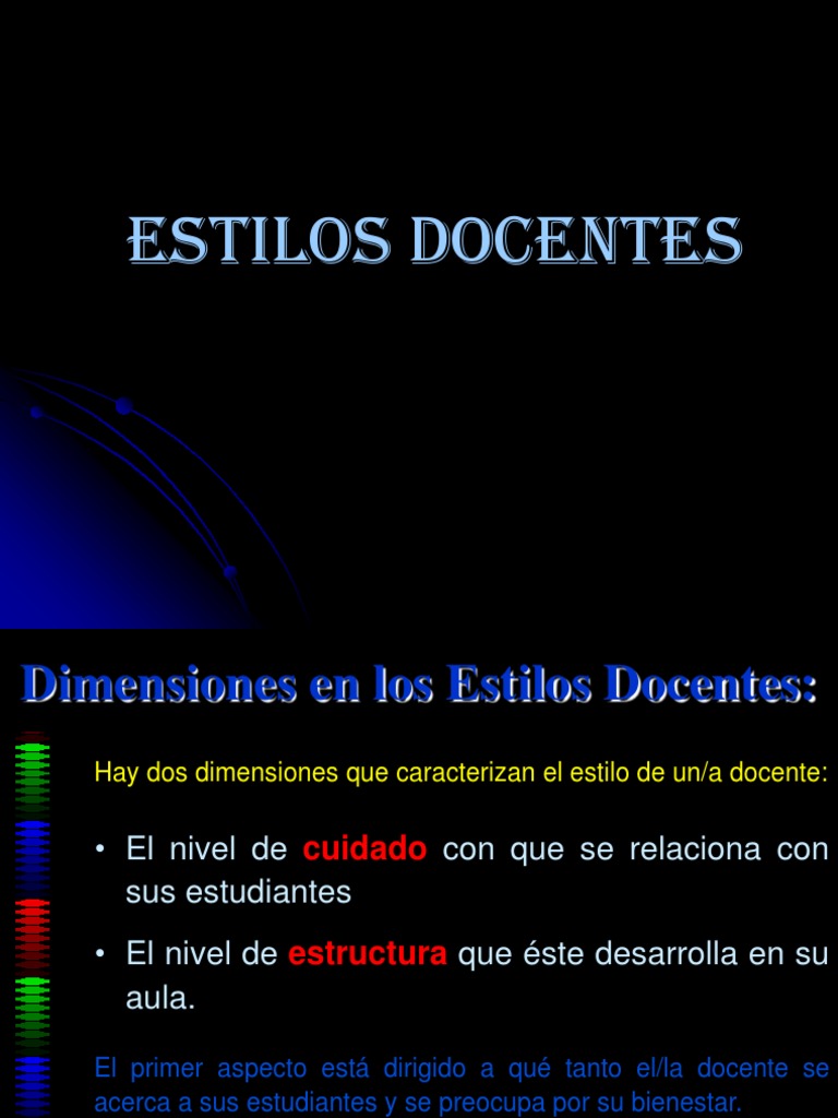 Estilos Docentes Pdf