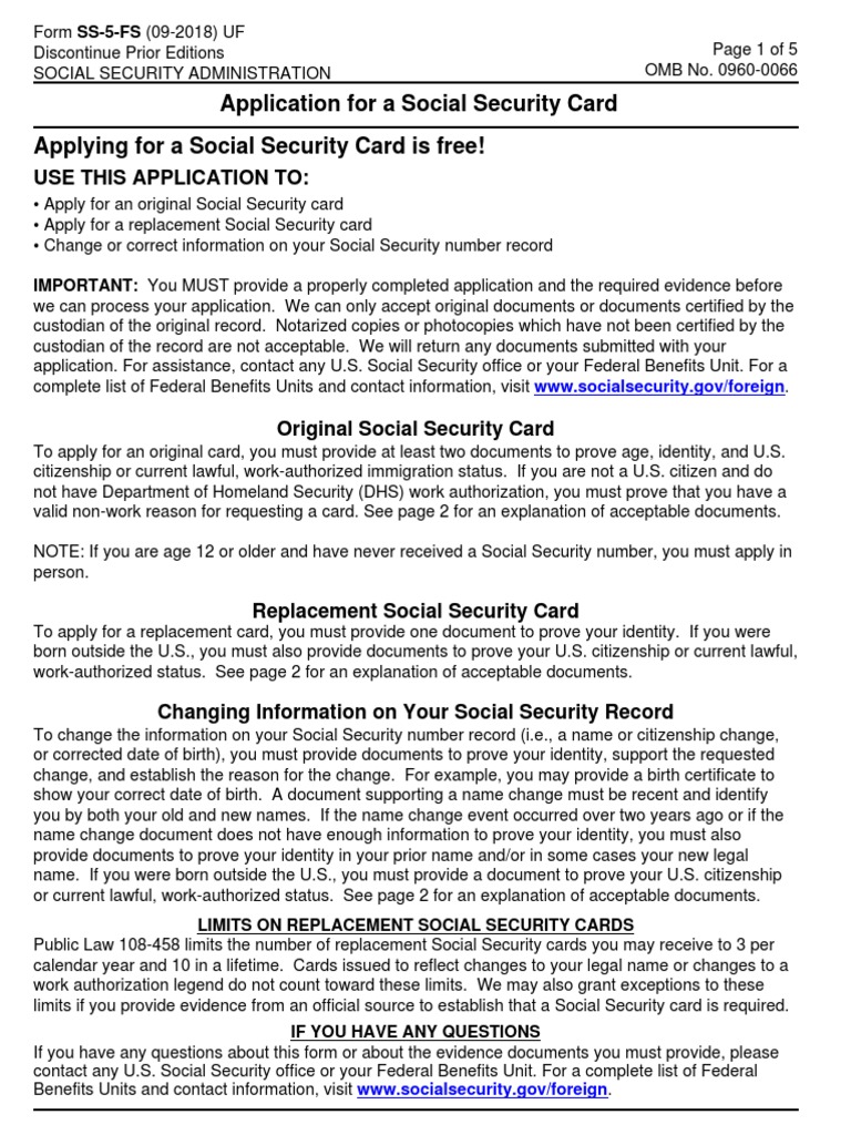 Social Security Card Application Guide | PDF | Social Security Number ...
