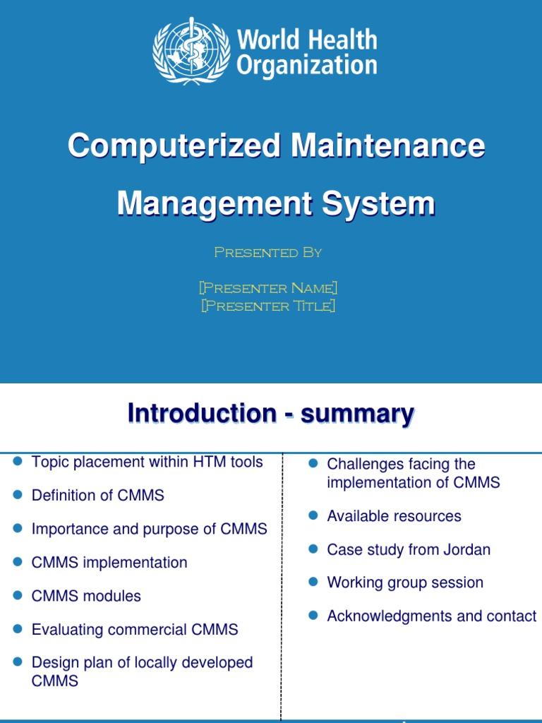 Guide to Computerized Maintenance Management System | PDF | Computing ...